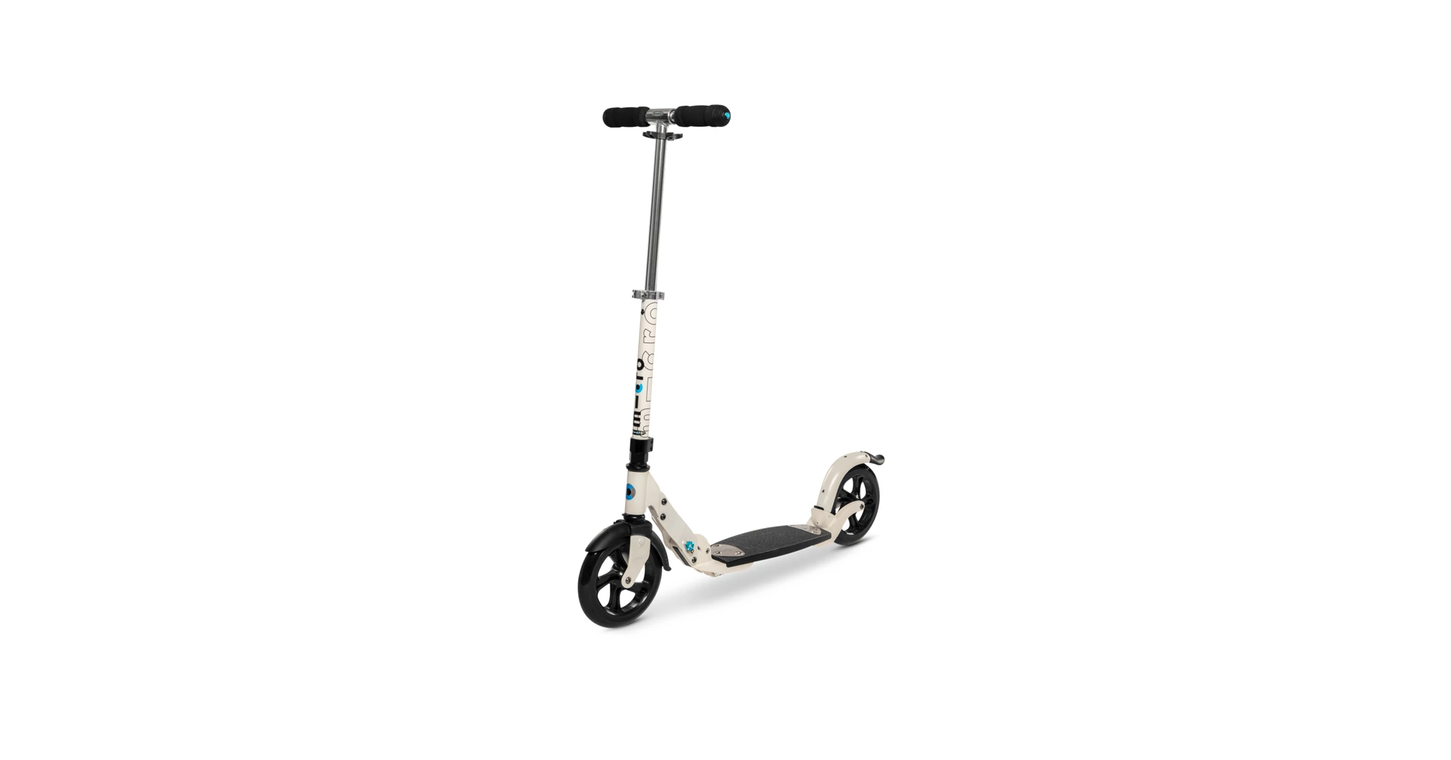 Micro Flex Deluxe városi roller 200mm kerekekkel, krém - Nagykerekű roller