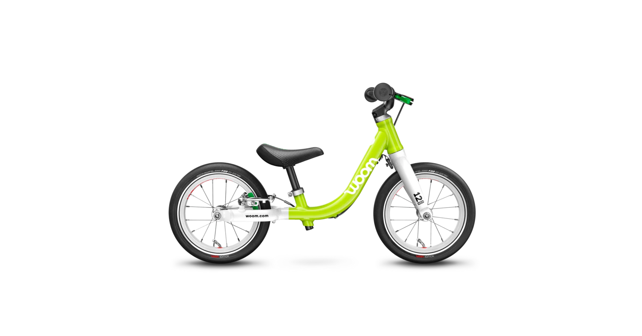 Woom 1 futóbicikli, lizard lime